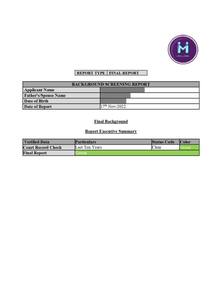 Criminal Court Record Check - millow